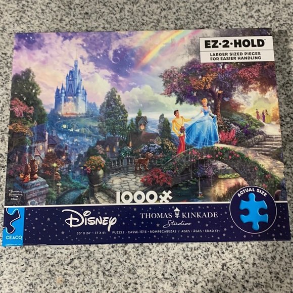 ceaco | Games | Disney Cinderella Thomas Kinkade Ceaco Puzzle 00 Piece ...